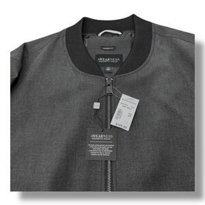 Kenneth Cole | Jackets & Coats | Nwt Kenneth Cole Awearness Stretch Bomber Jacket Grey Black ...